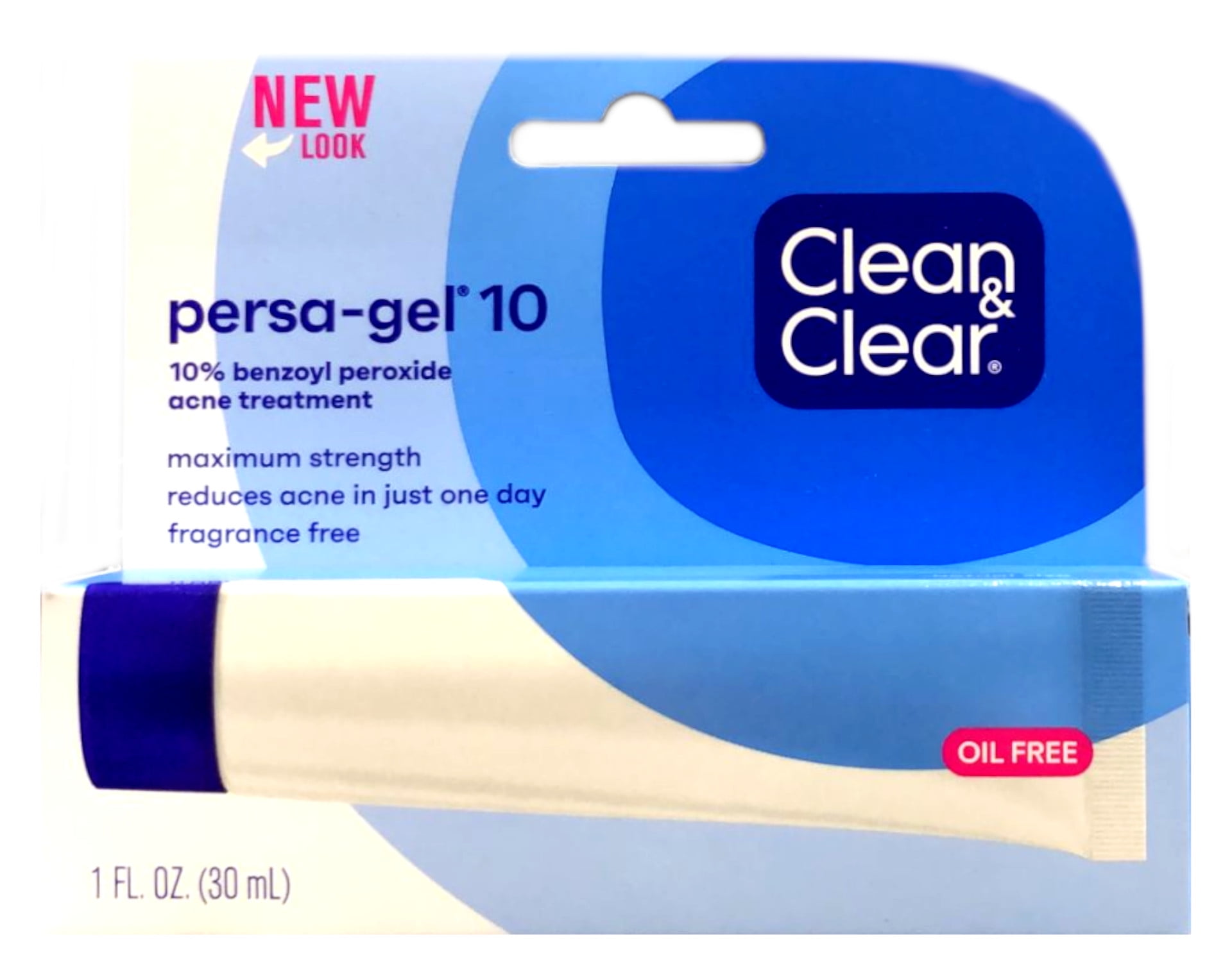 Clean & Clear Persa-Gel 10 Maximum Strength Acne Treatment, 1 Oz ...