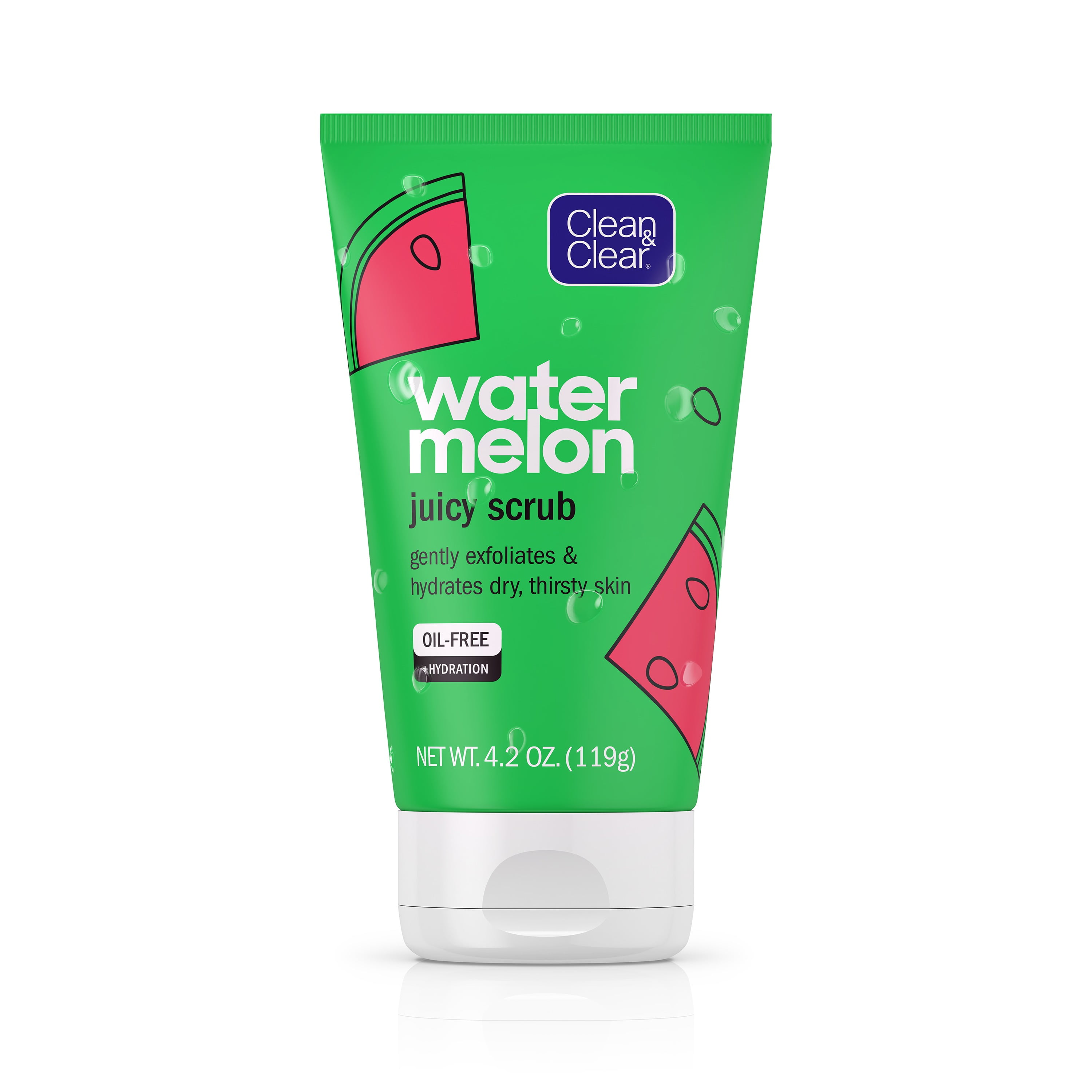 Clean & Clear Watermelon Face Scrub, 4.2 oz - Walmart.com