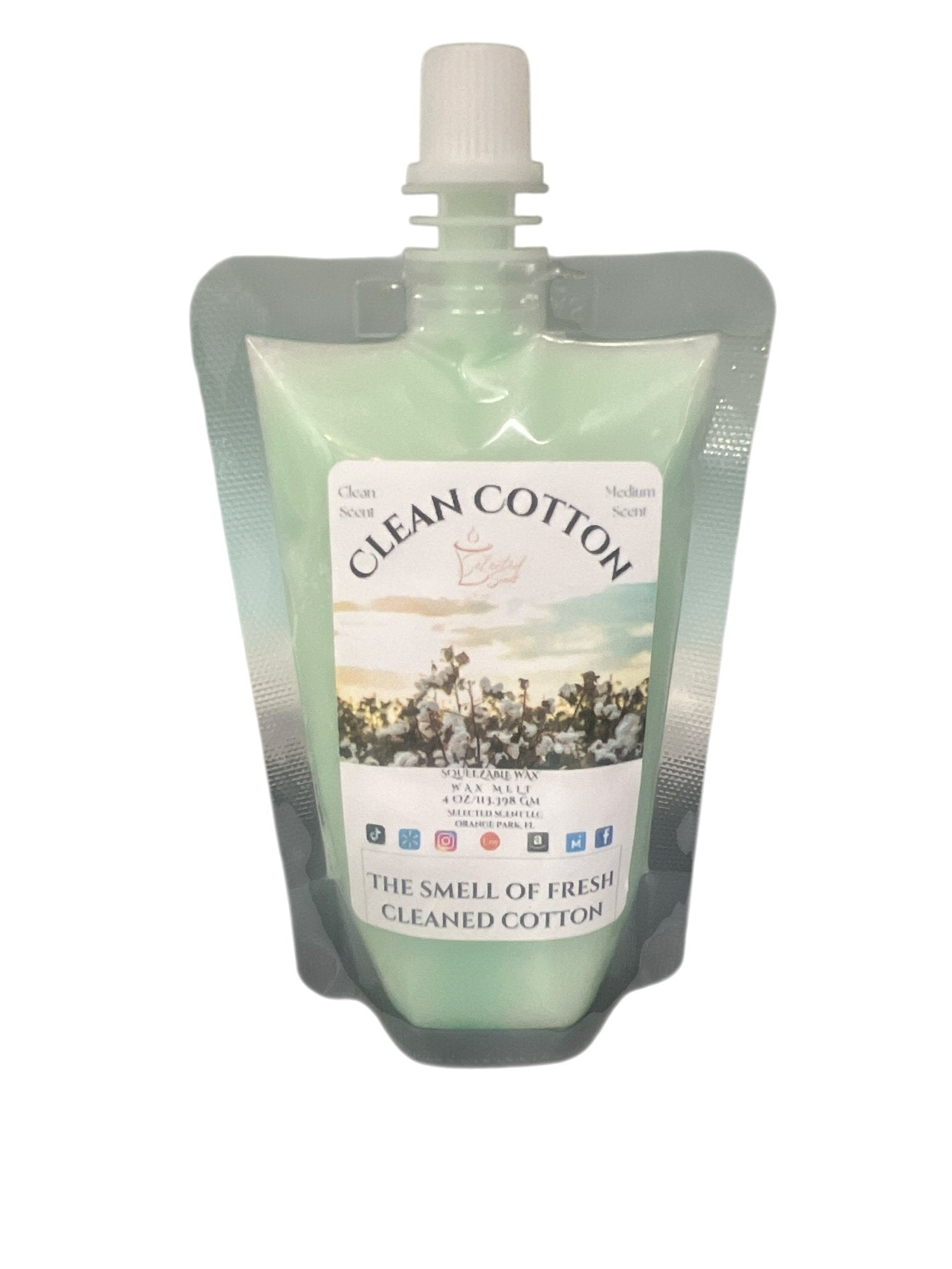 Clean Cotton Squeezable Wax Melt Fresh Laundry Scented Wax Melt ...