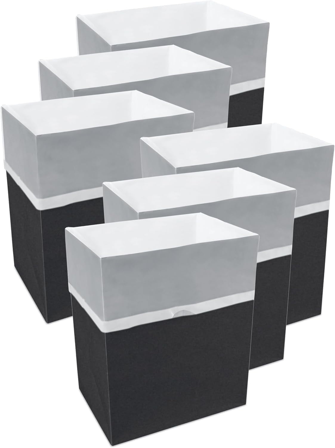 Clean Cubes 13 Gallon Disposable Household Recycled Paper Trash Cans ...