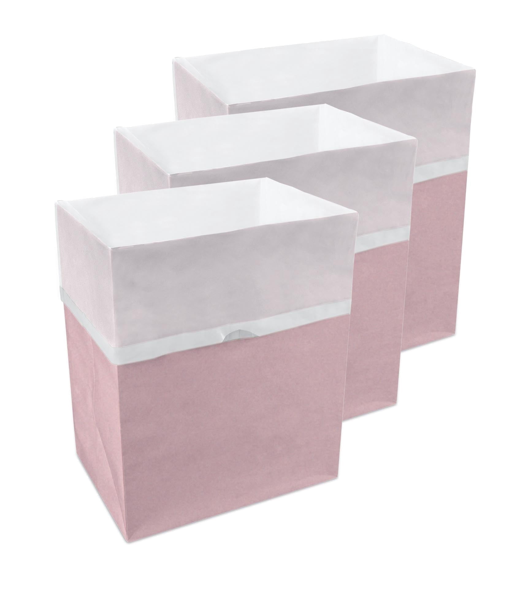 Clean Cubes, 13-Gallon Disposable Trash Bins, 3pk, Pink - Walmart.com