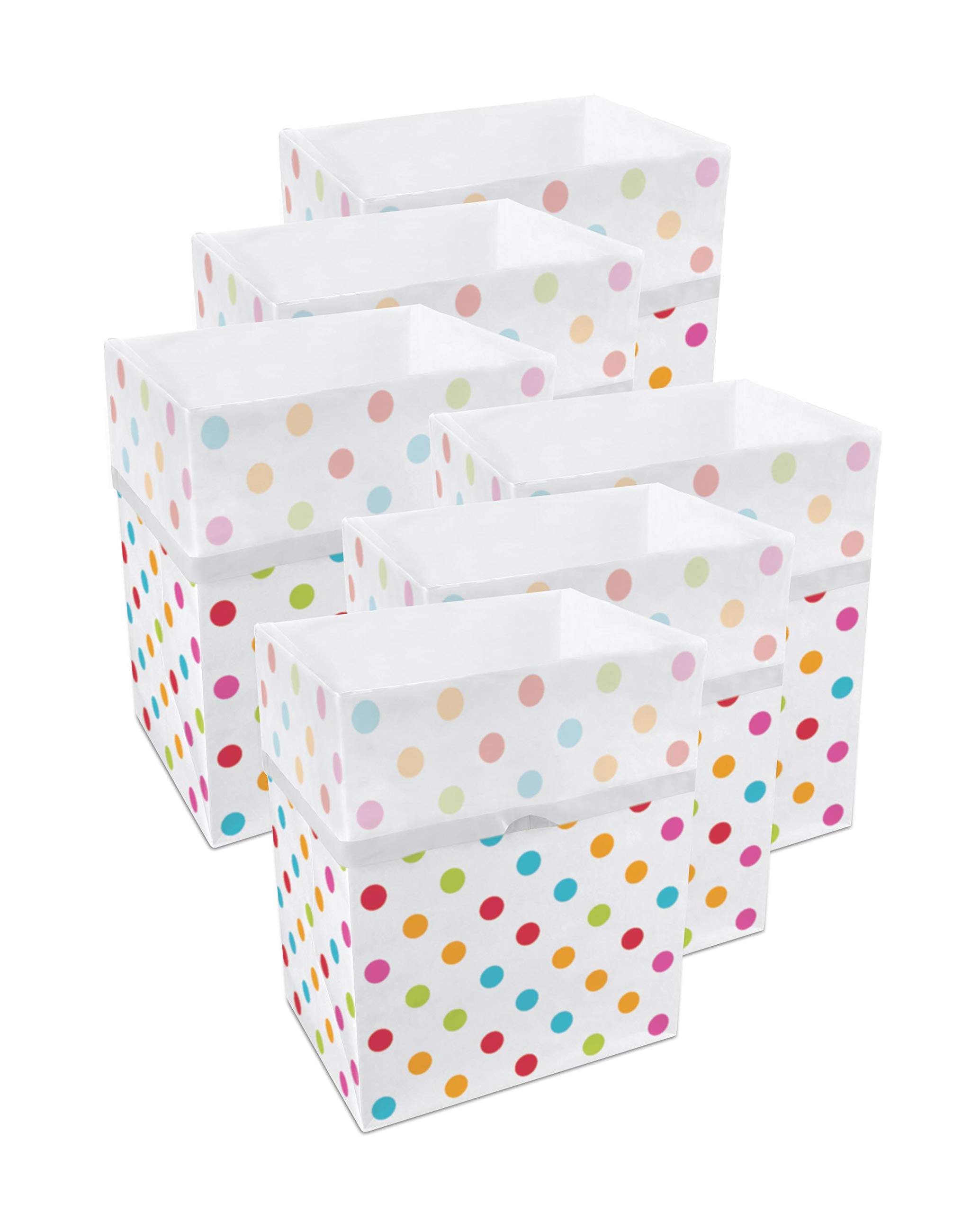 Clean Cubes 13 Gallon Disposable Trash Cans (6-Pack) with Fitted Trash ...