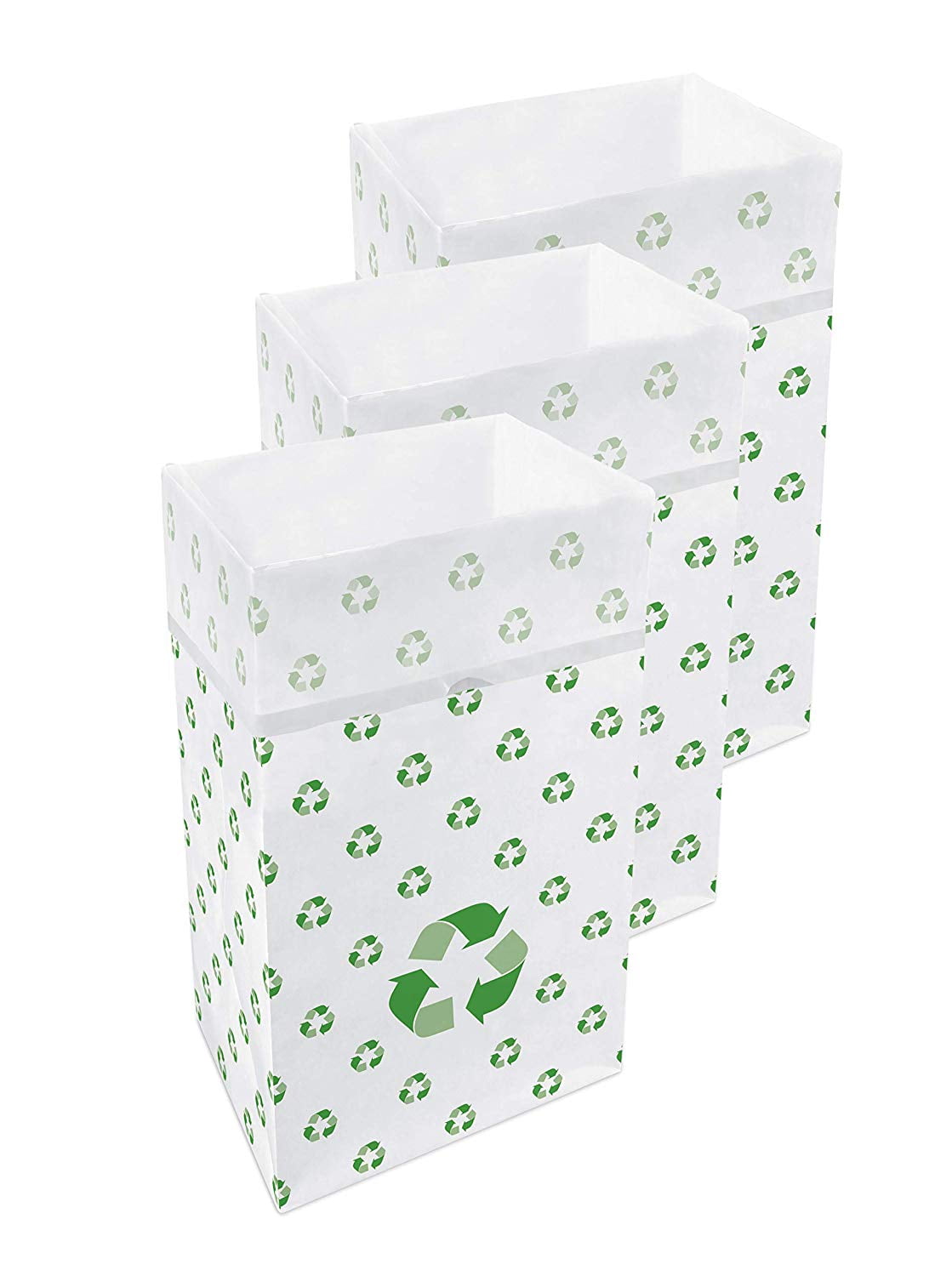 30 Gallon Stackable Recycle Storage Bins 3 PC Set - Walmart.com