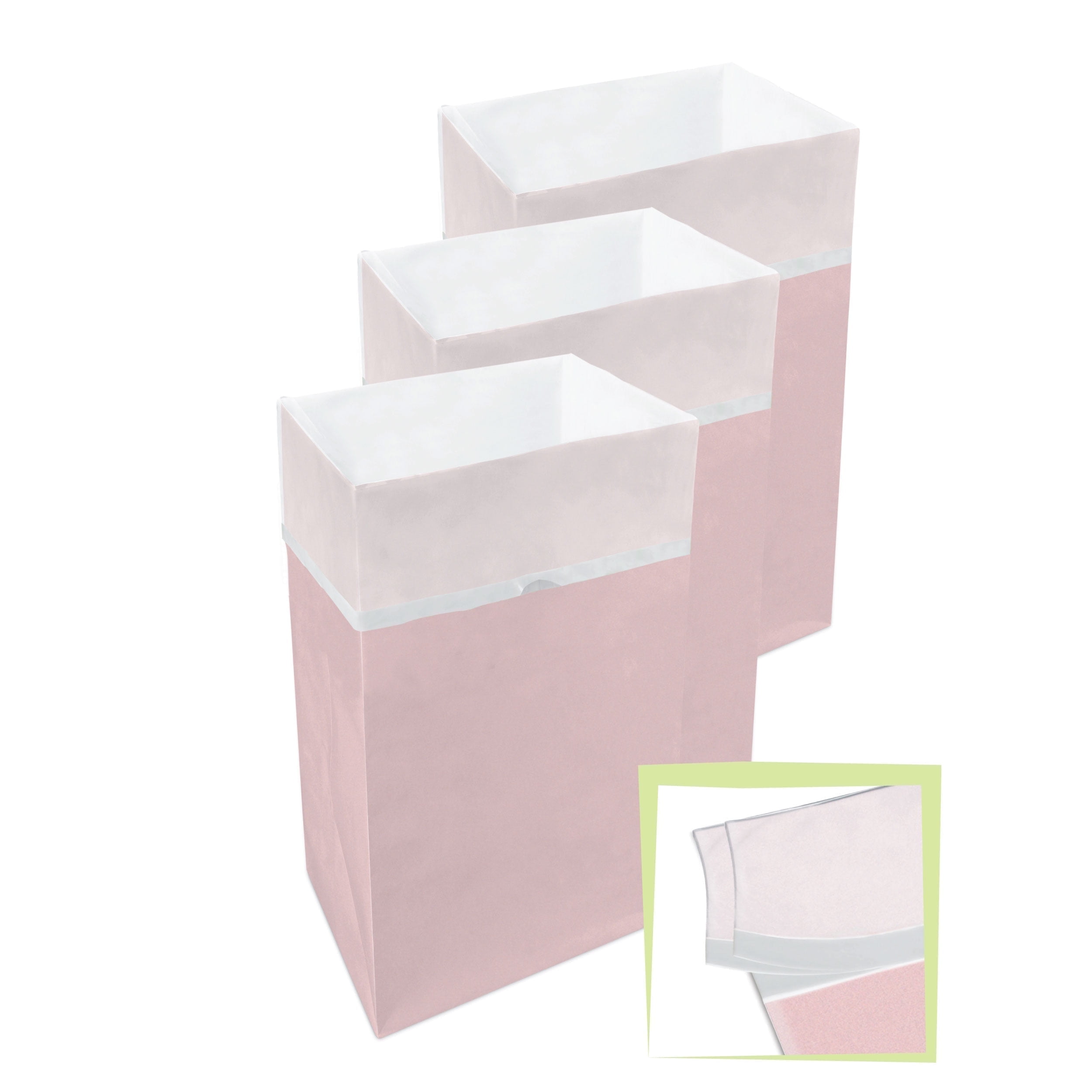 Clean Cubes Multi 30 Gallon Disposable Household Recycled Paper Trash ...