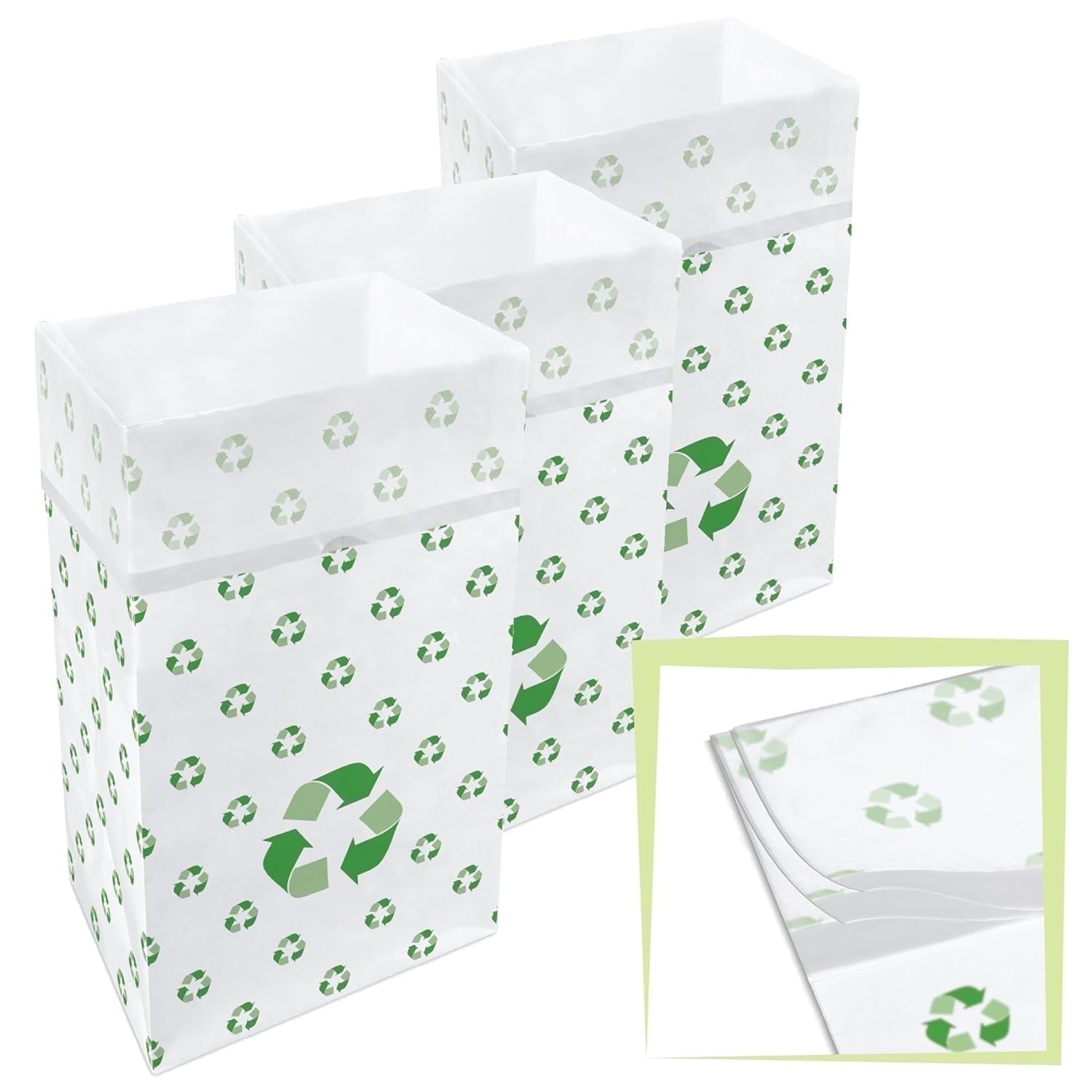 Free Shipping! Clean Cubes (Multiliner) 30 Gallon Disposable Trash Cans ...