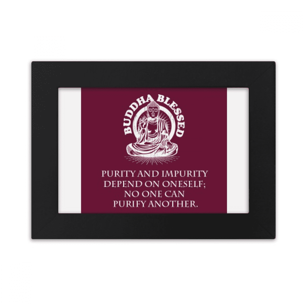 Clean Decisions Affect Themselves Desktop Photo Frame Ornaments Picture ...