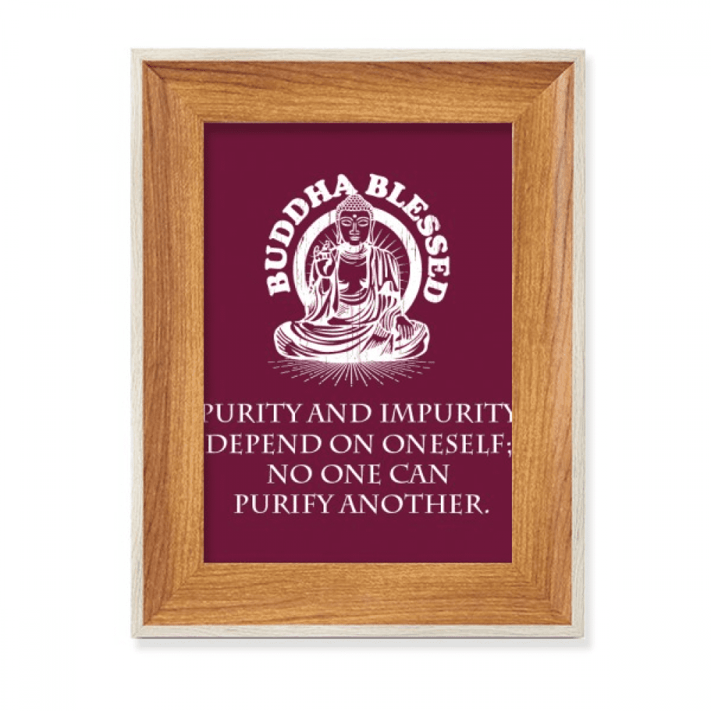 Clean Decisions Affect Themselves Desktop Wooden Photo Frame Display ...