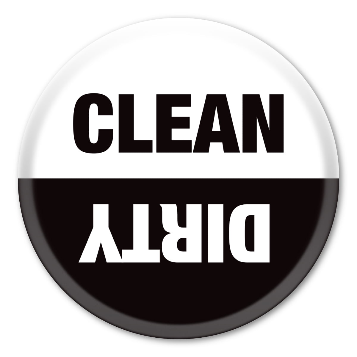 Clean / Dirty Button with Magnetic Back - Walmart.com