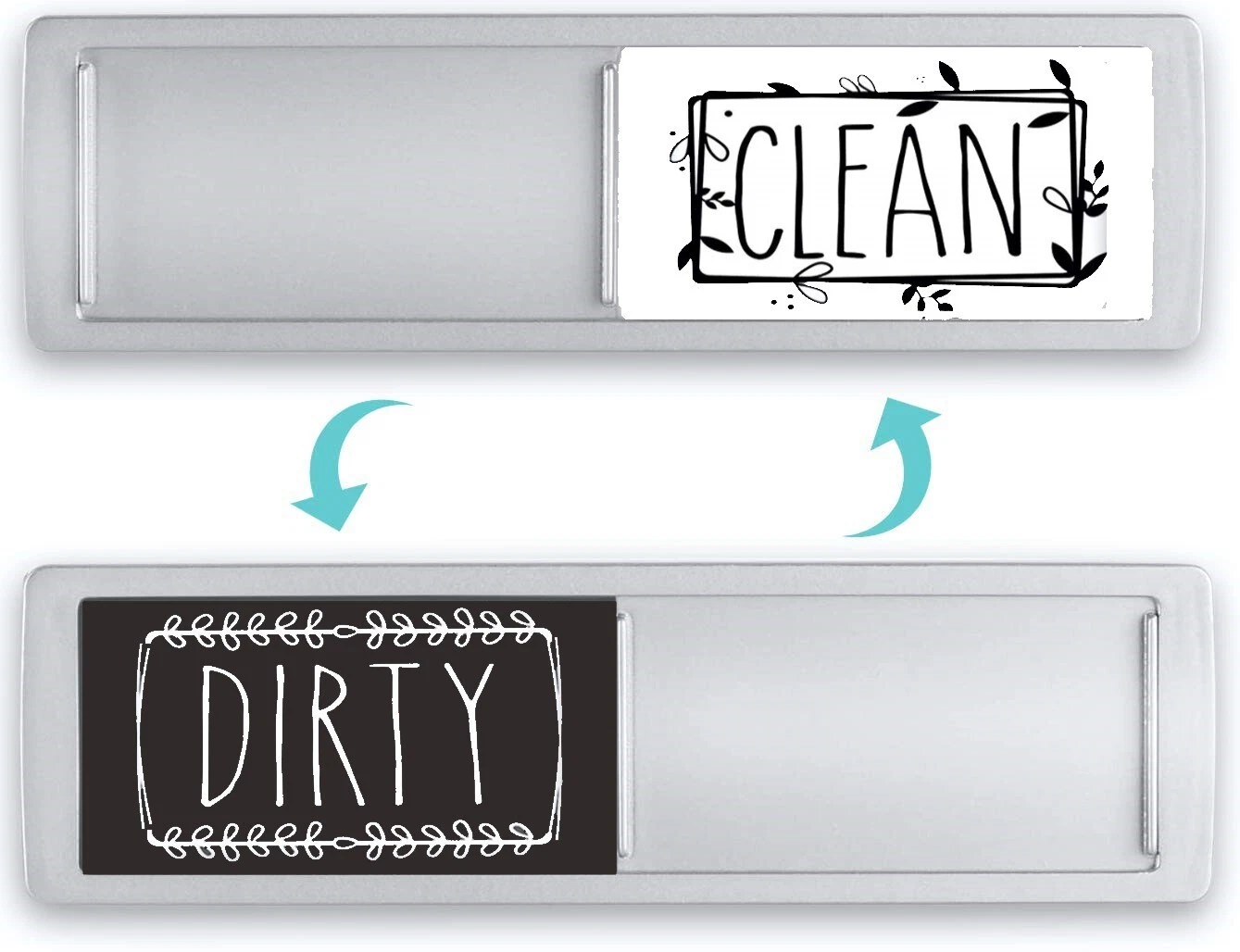 Clean Dirty Dishwasher Magnet Indicator Sign With Non-Scratch Backing ...