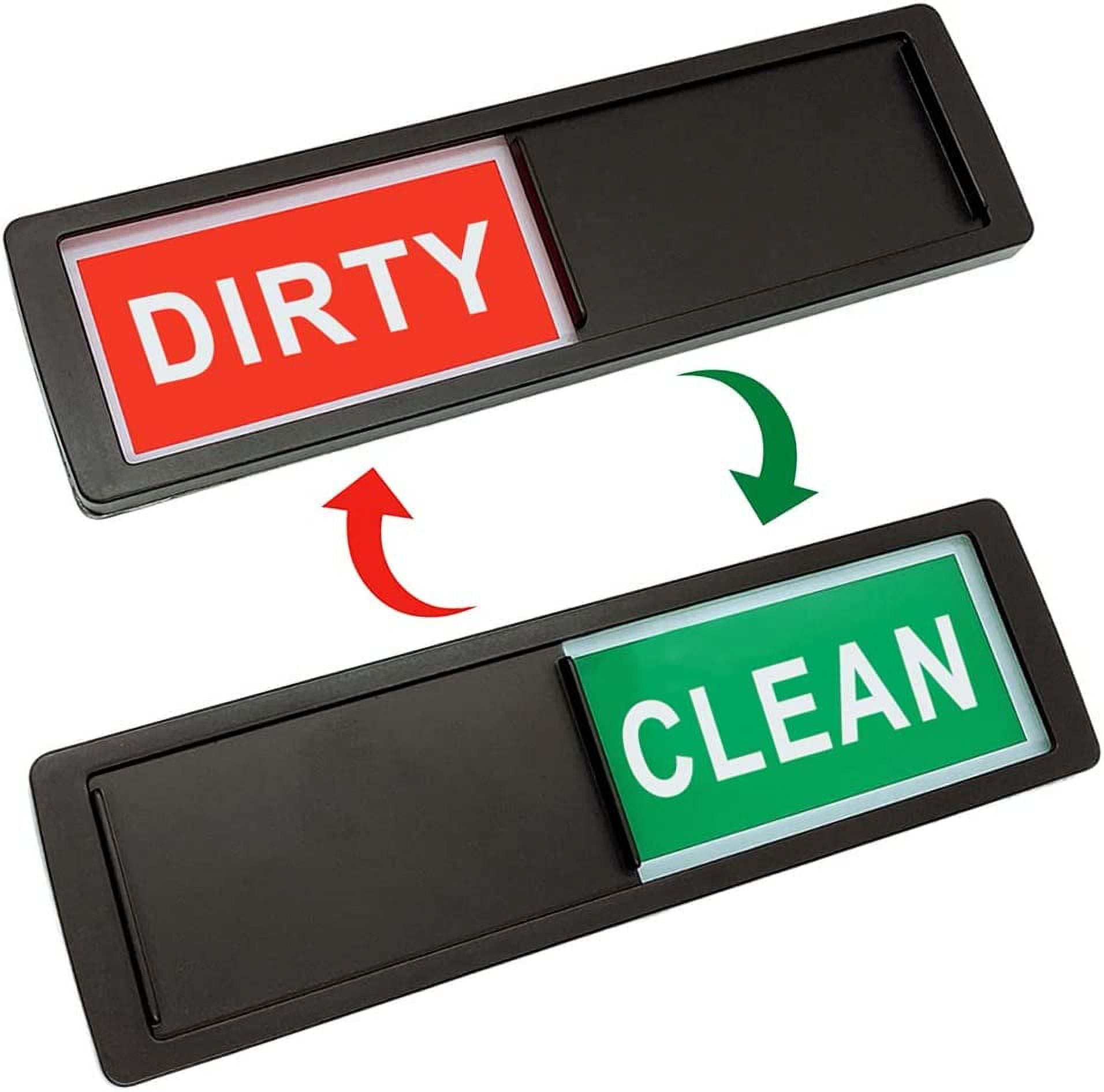 Clean Dirty Dishwasher Magnet Message Slider Sign Indicator Strong ...