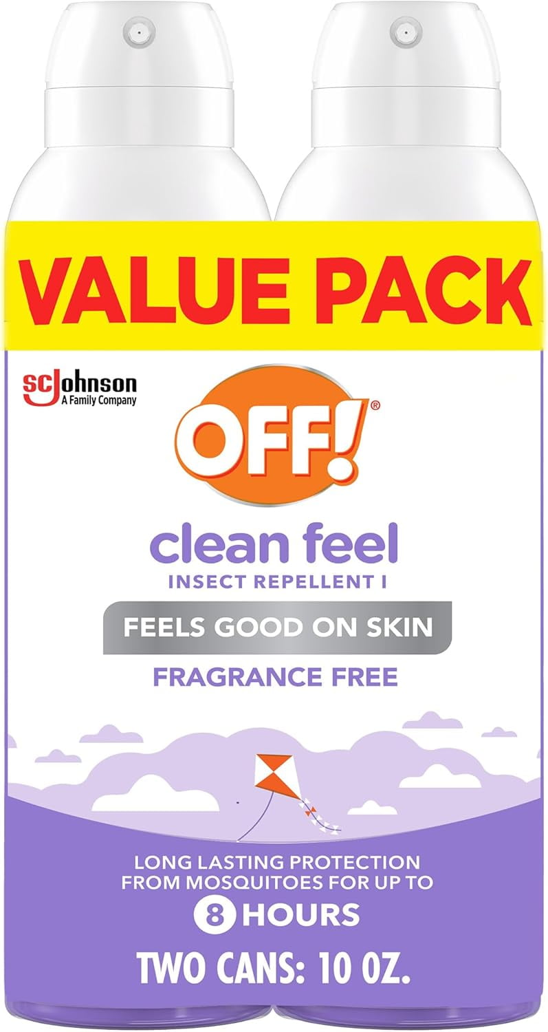 Clean Feel Insect Repellent Aerosol with 20% Picaridin, Bug Spray with ...