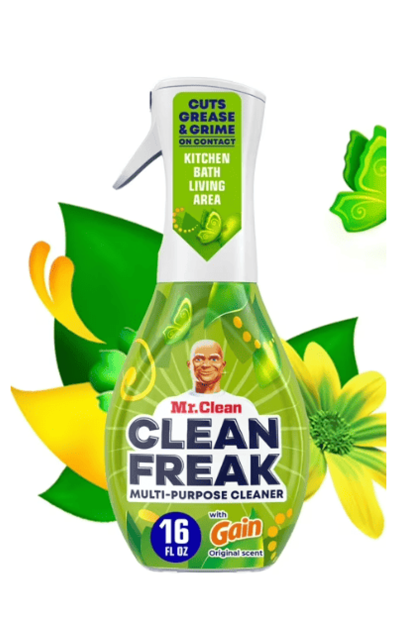 Clean Freak All Purpose Cleaner Spray, Multi-Surface Cleaning, , 16 fl ...