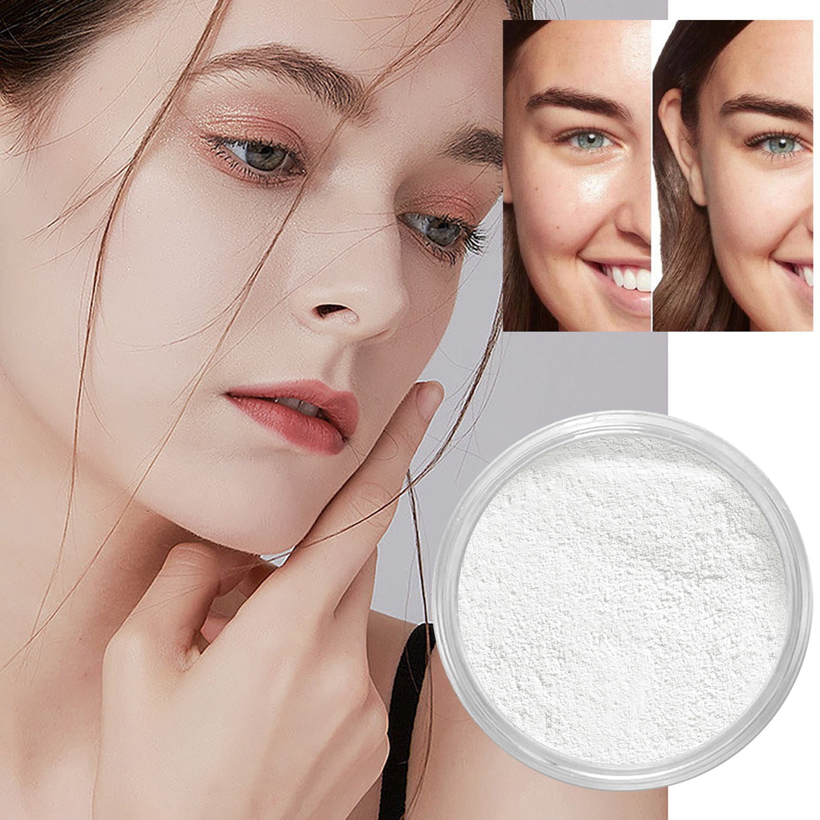 Clean Girl Air Fixed Makeup Powder Light and Natural Makeup Holding ...