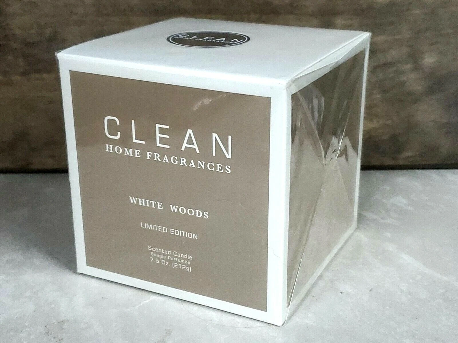 Clean Home Fragrances White Woods Limited Edition Scented Candle Sealed ...