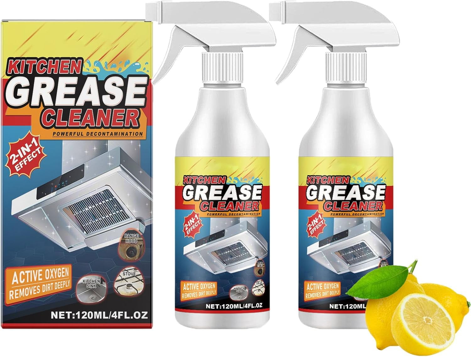 Clean up Kitchen Oil Sta Ins, 120ml Kitchen Heavy Duty Cleaner, 2025 ...