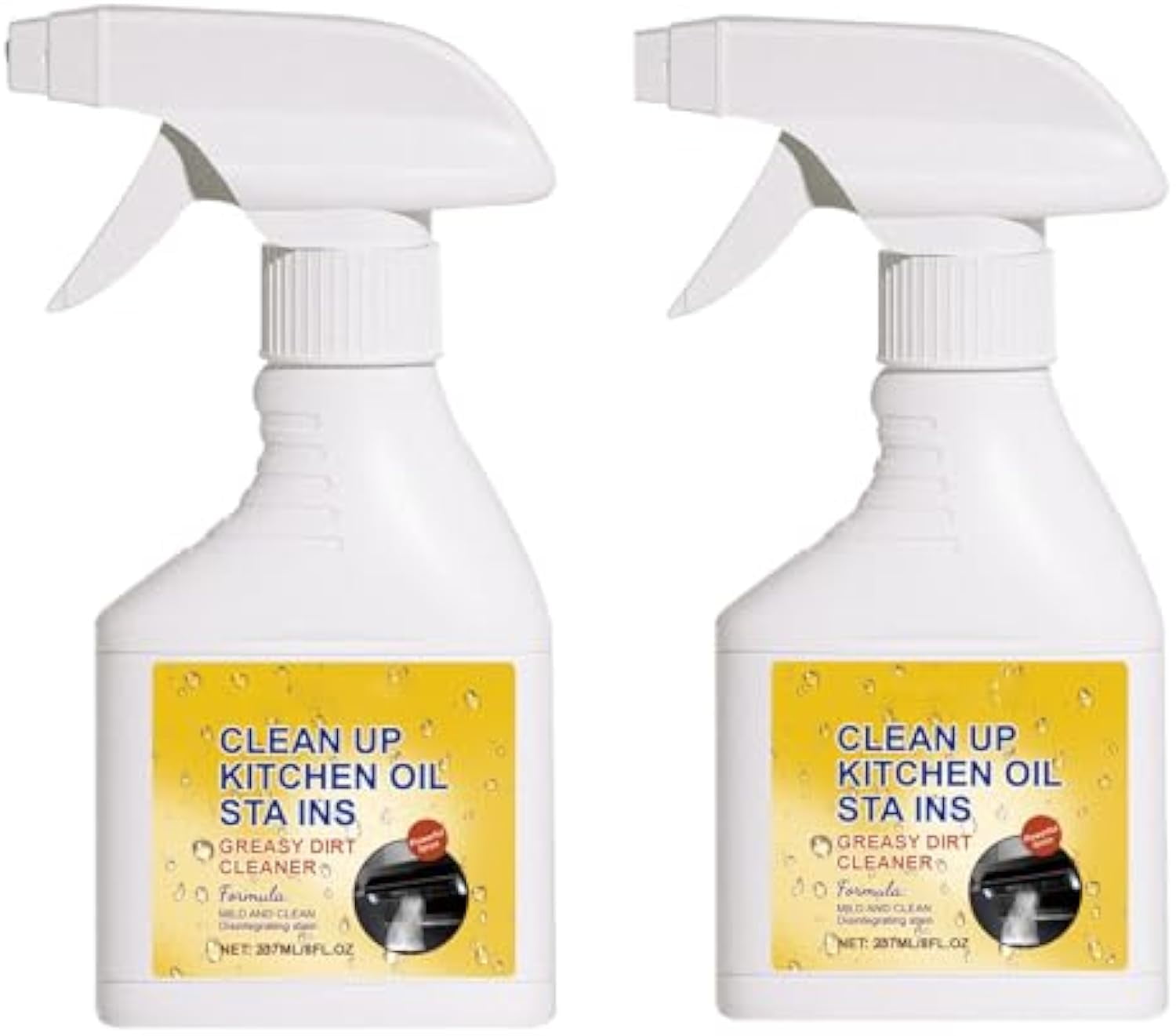 Clean up Kitchen Oil Stains, Heavy Duty Degreaser Cleaner Spray, Kitchen All-Purpose Cleaner ...