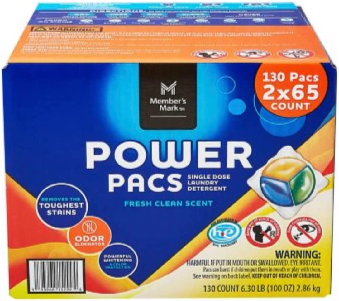 Clean Laundry Power Pacs (130 loads) - Walmart.com