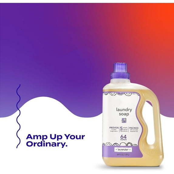Clean Laundry Soap - Plant-Based Liquid Laundry Soap - Contains Baking ...