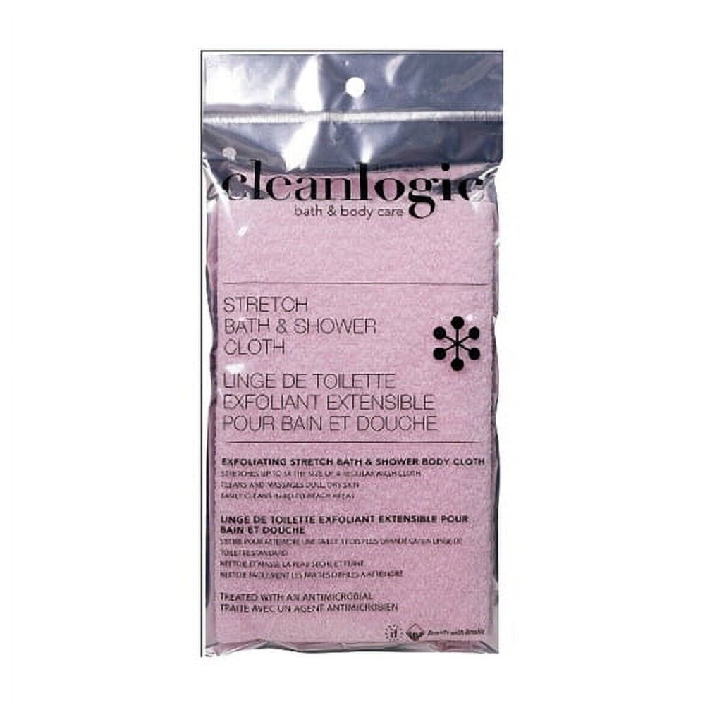 Clean Logic Stretch Bath and Shower Cloth, Assorted Colors, 1 Ea, 3 ...