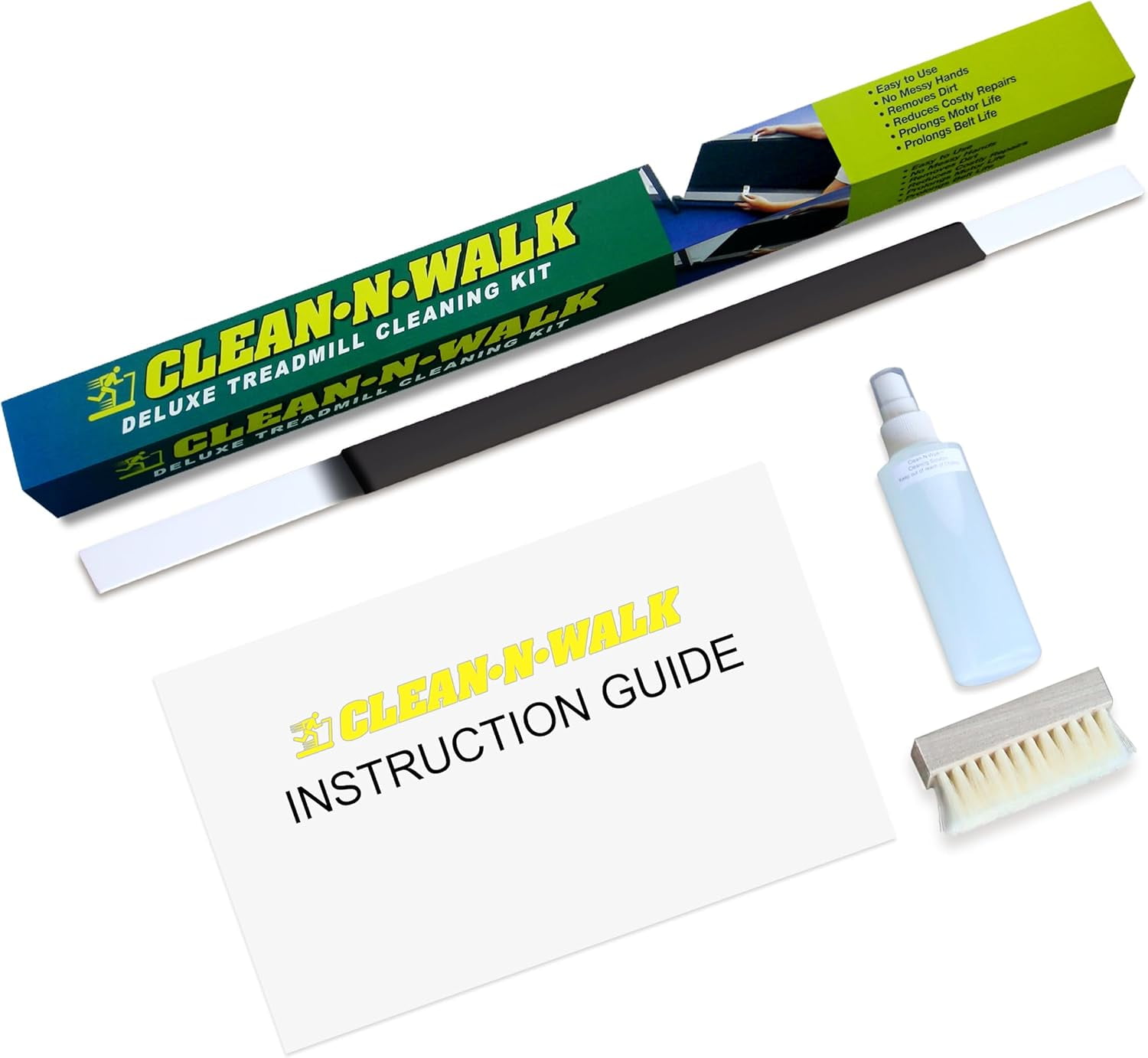 Clean-N-Walk Original Treadmill Cleaning Kit Since 1998 - Patented ...