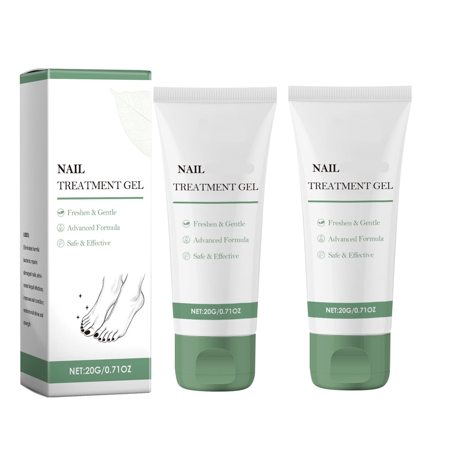 Clean Nail Gel to Strengthen and Repair Damaged Nails – Multi-Pack ...