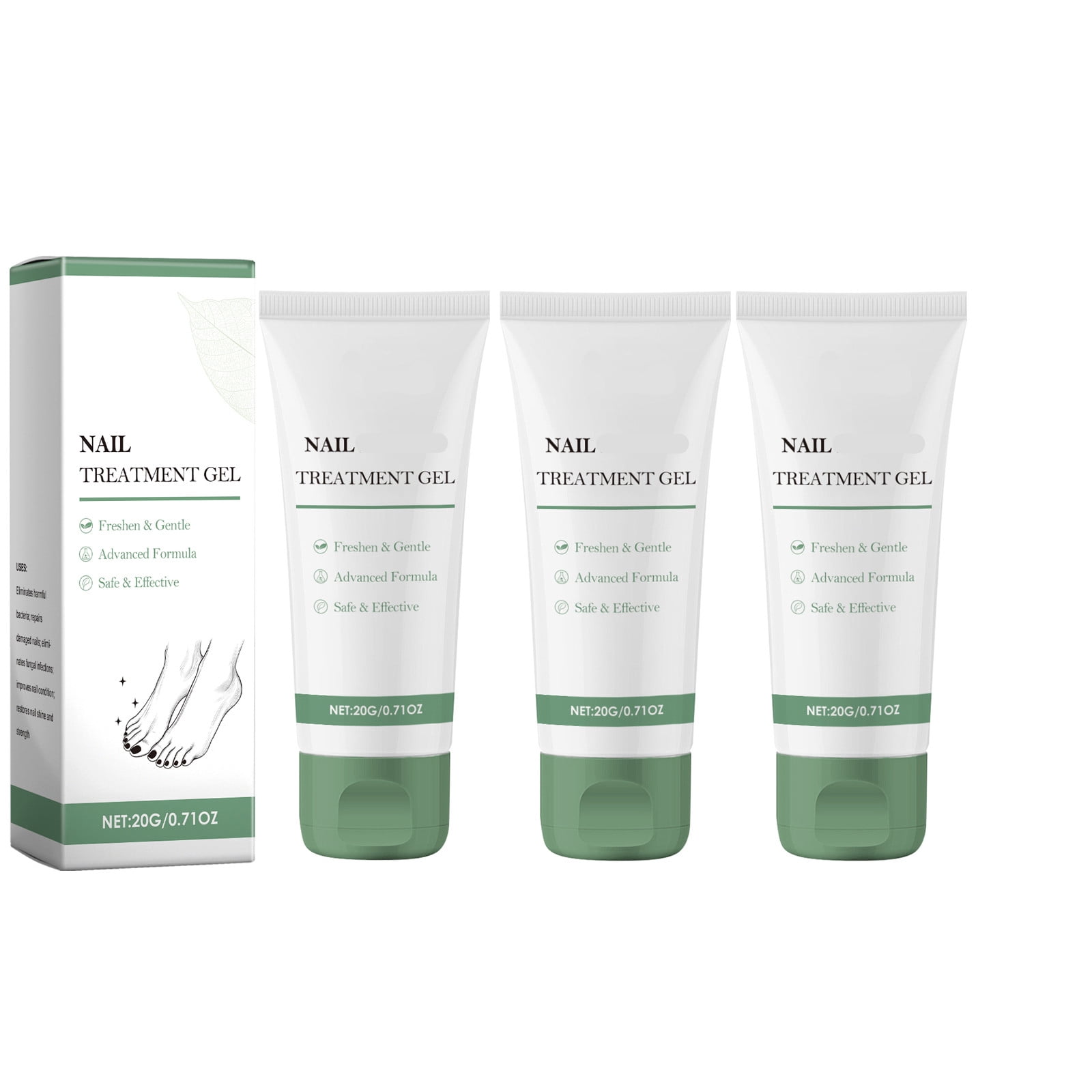 Clean Nail Gel to Strengthen and Repair Damaged Nails – Multi-Pack ...
