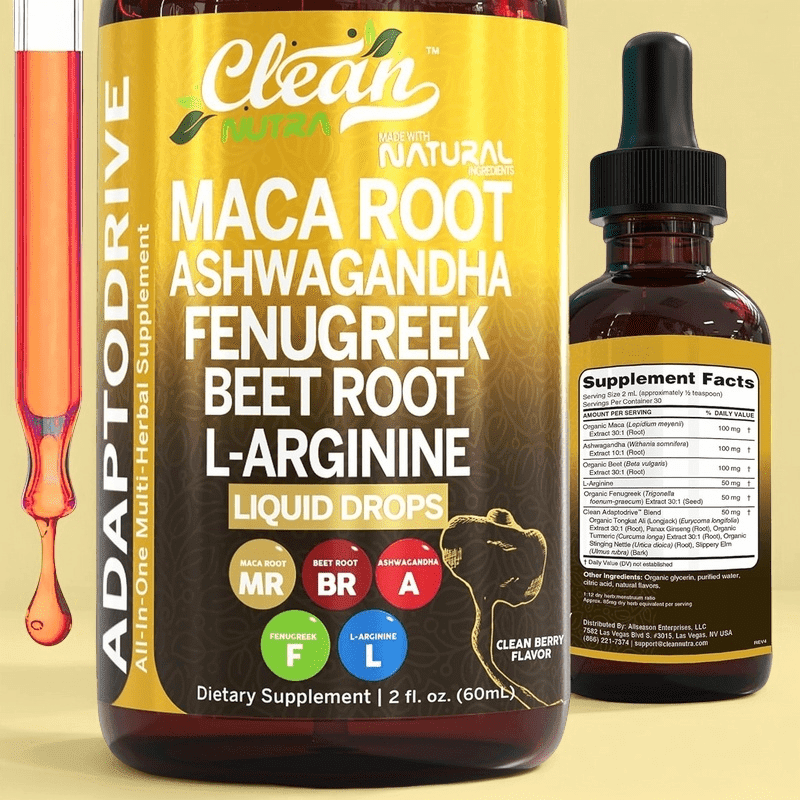 Clean Nutra Organic Maca Root Liquid Drops- 2 oz,1Bottle - Walmart.com