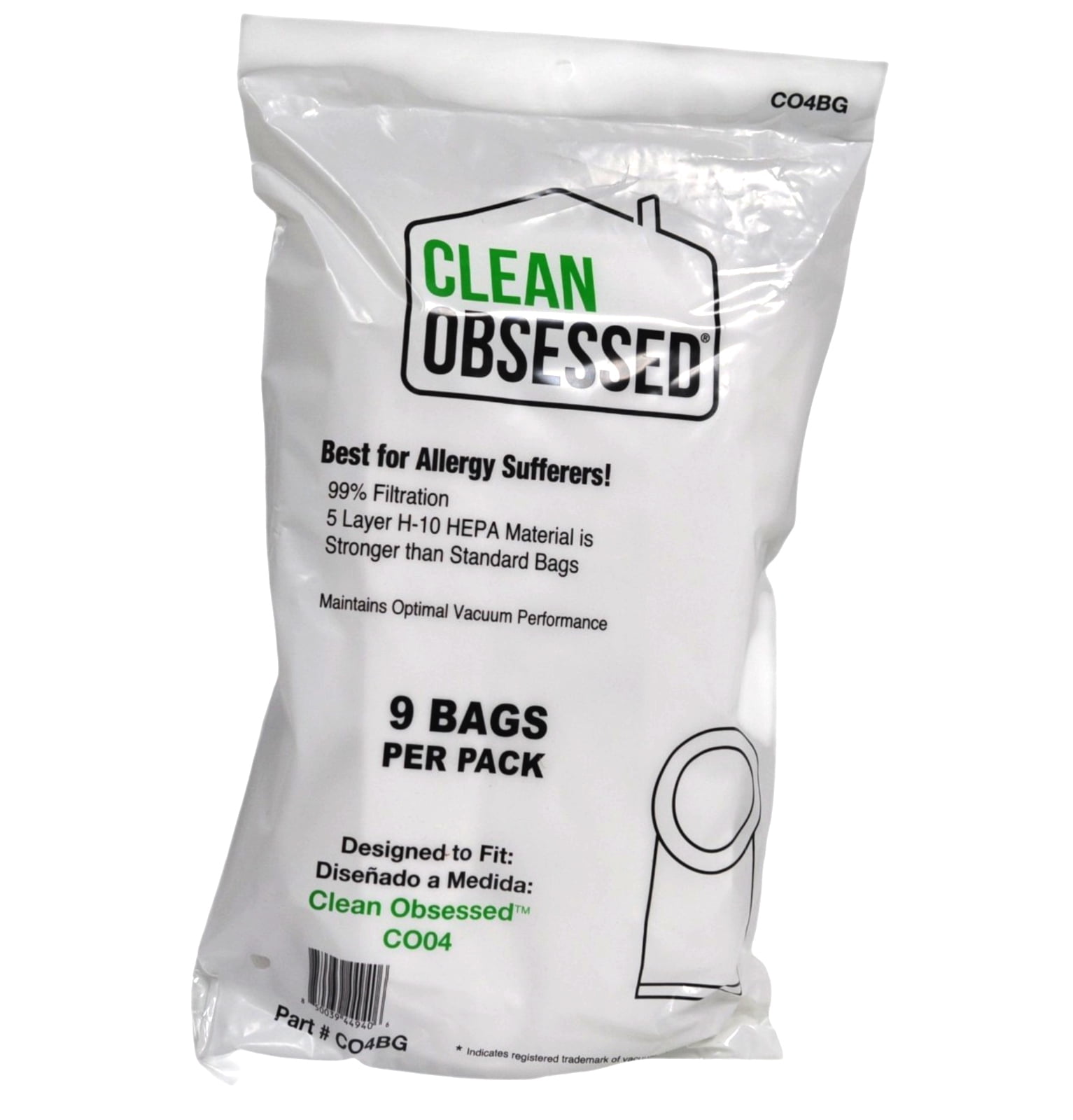 Clean Obsessed 4 Quart Model CO4 Backpack HEPA Vac - Walmart.com