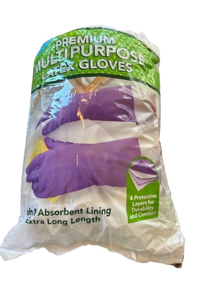 Clean Ones Premium Multi Purpose Non Slip Gloves, 9 Count (Medium ...