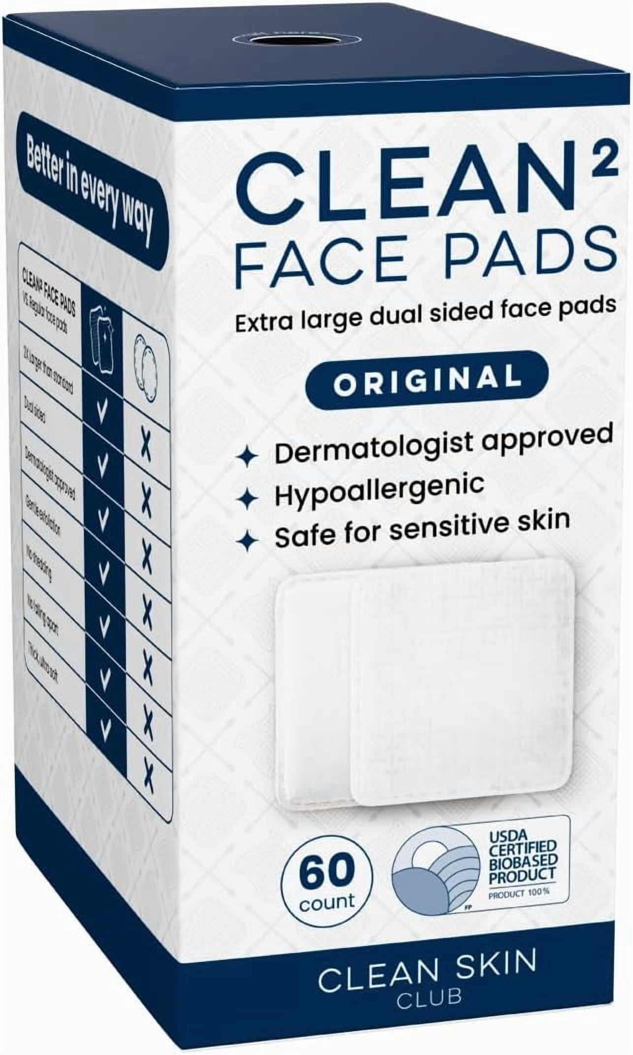Clean² Pads 2.0 [New & Improved Edges] Guaranteed Not to Shed Tear Face ...