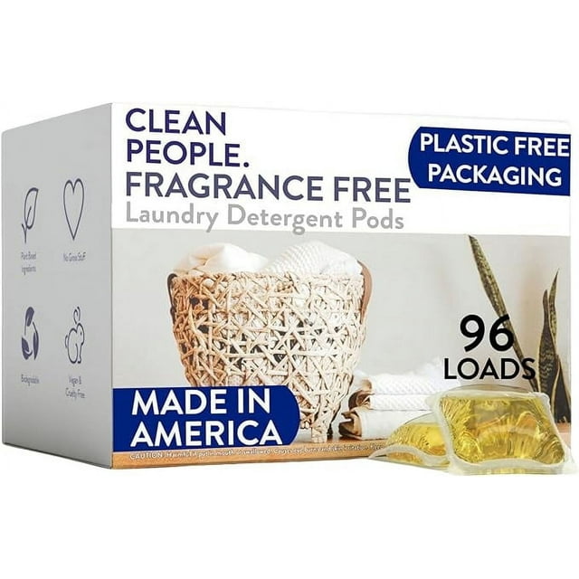Clean People Laundry Detergent Pods - Clean Ingredients, Ultra ...