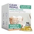 Clean People, Laundry Detergent Pods, 96 Pack, Fresh Scent - Walmart.com