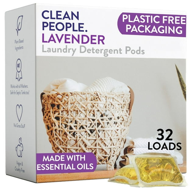 Clean People Laundry Detergent Pods - Clean Ingredients, Ultra ...