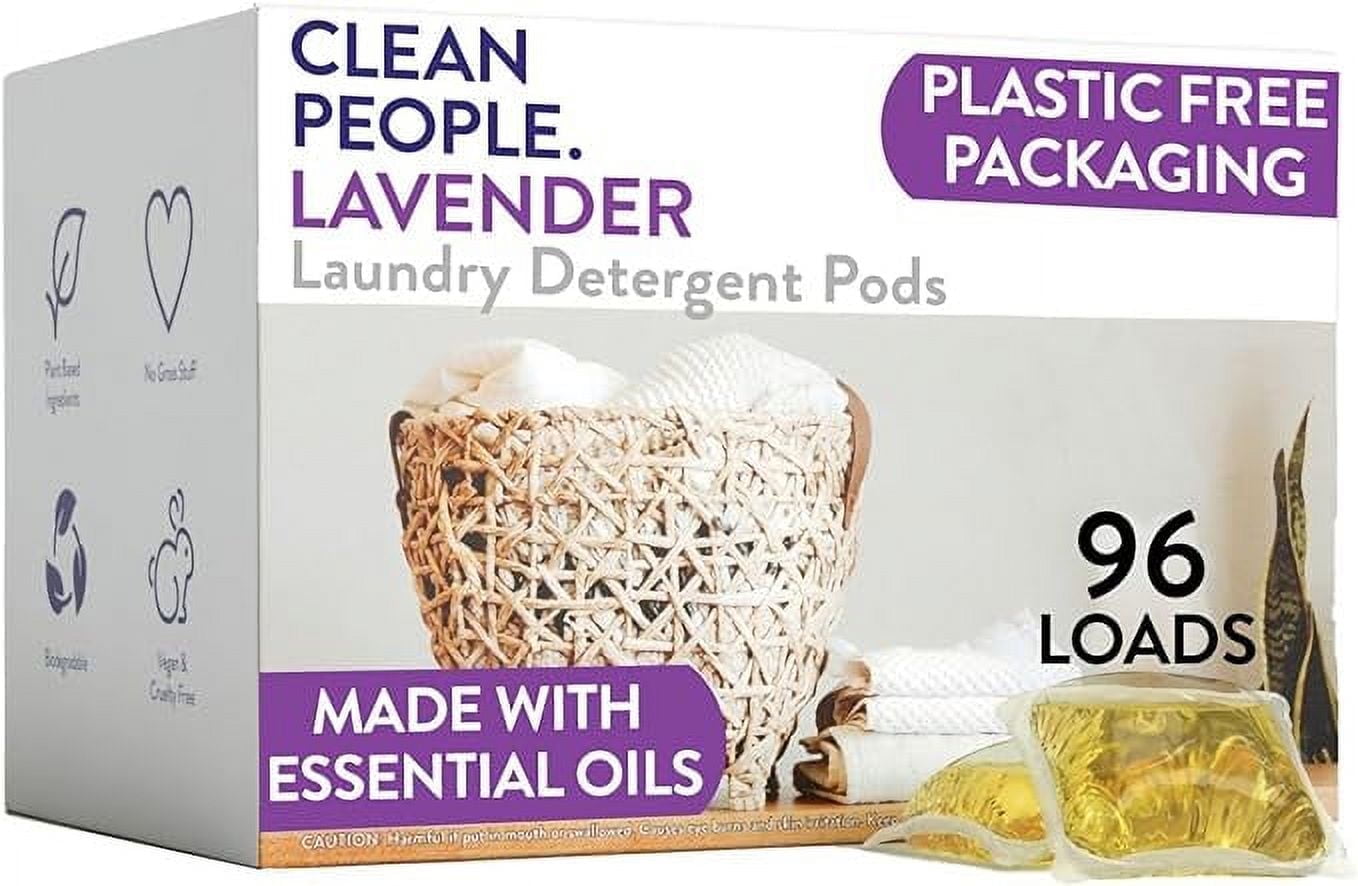 Clean People Laundry Detergent Pods - Clean Ingredients, Ultra ...