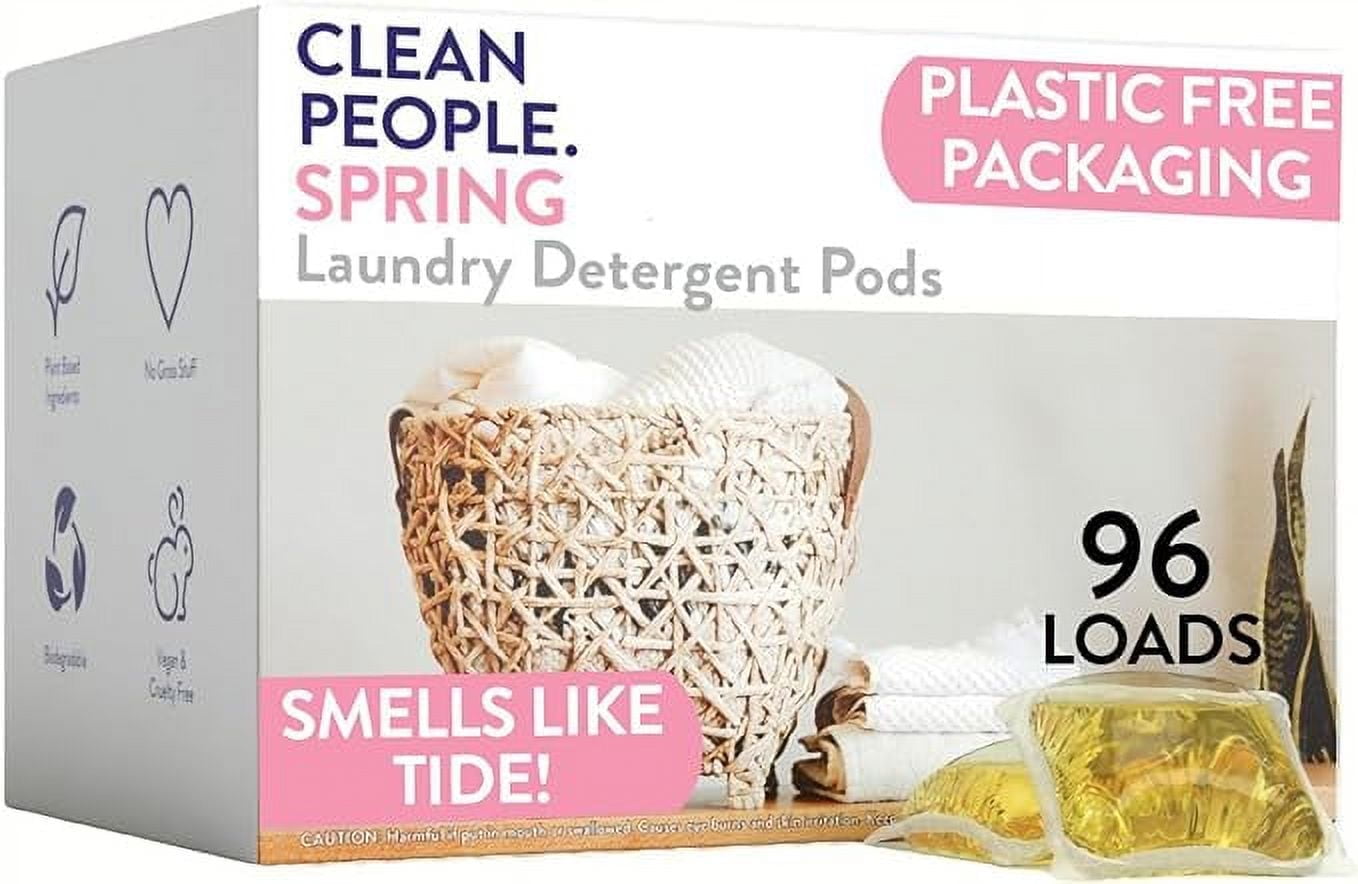 Clean People Laundry Detergent Pods - Clean Ingredients, Ultra ...