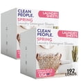 The Clean People Laundry Detergent Sheets - Hypoallergenic Laundry Soap ...