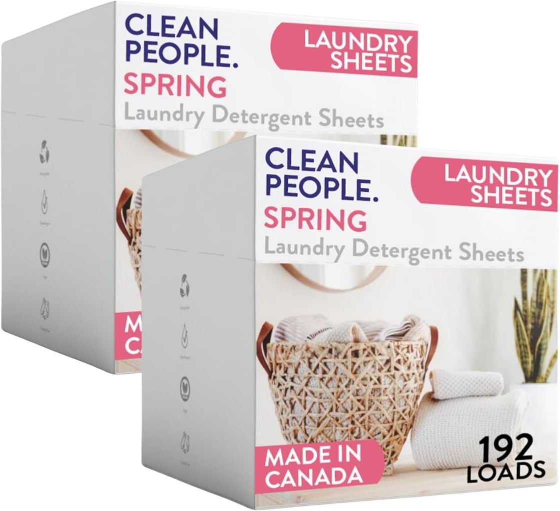 Clean People Laundry Detergent Sheets- Recyclable Packaging ...