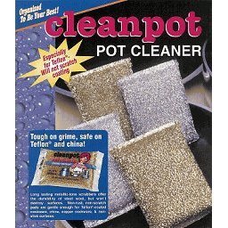 / Clean Pot (Set of 12) - Metallic / Teflon Scrubber / Pot Cleaner ...