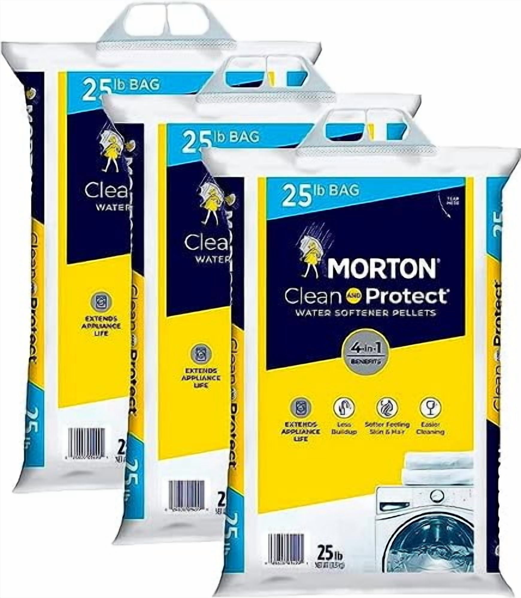 Clean & Protect Water Softening Pellets, 25 Lbs, Soft Water Pellets for ...