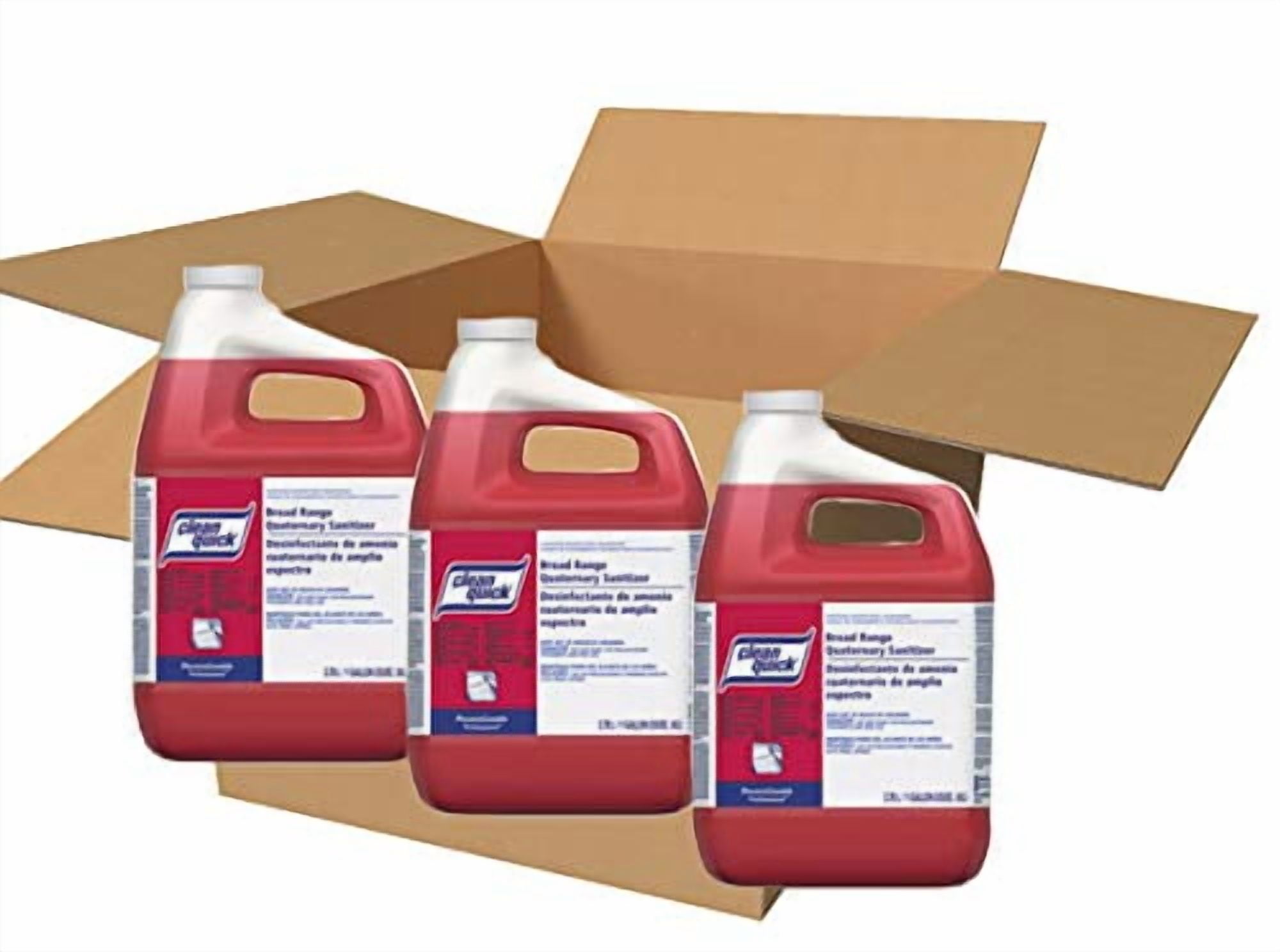 Clean Quick Broad Range Quaternary Sanitizer w/Test Strips, Sweet Scent ...