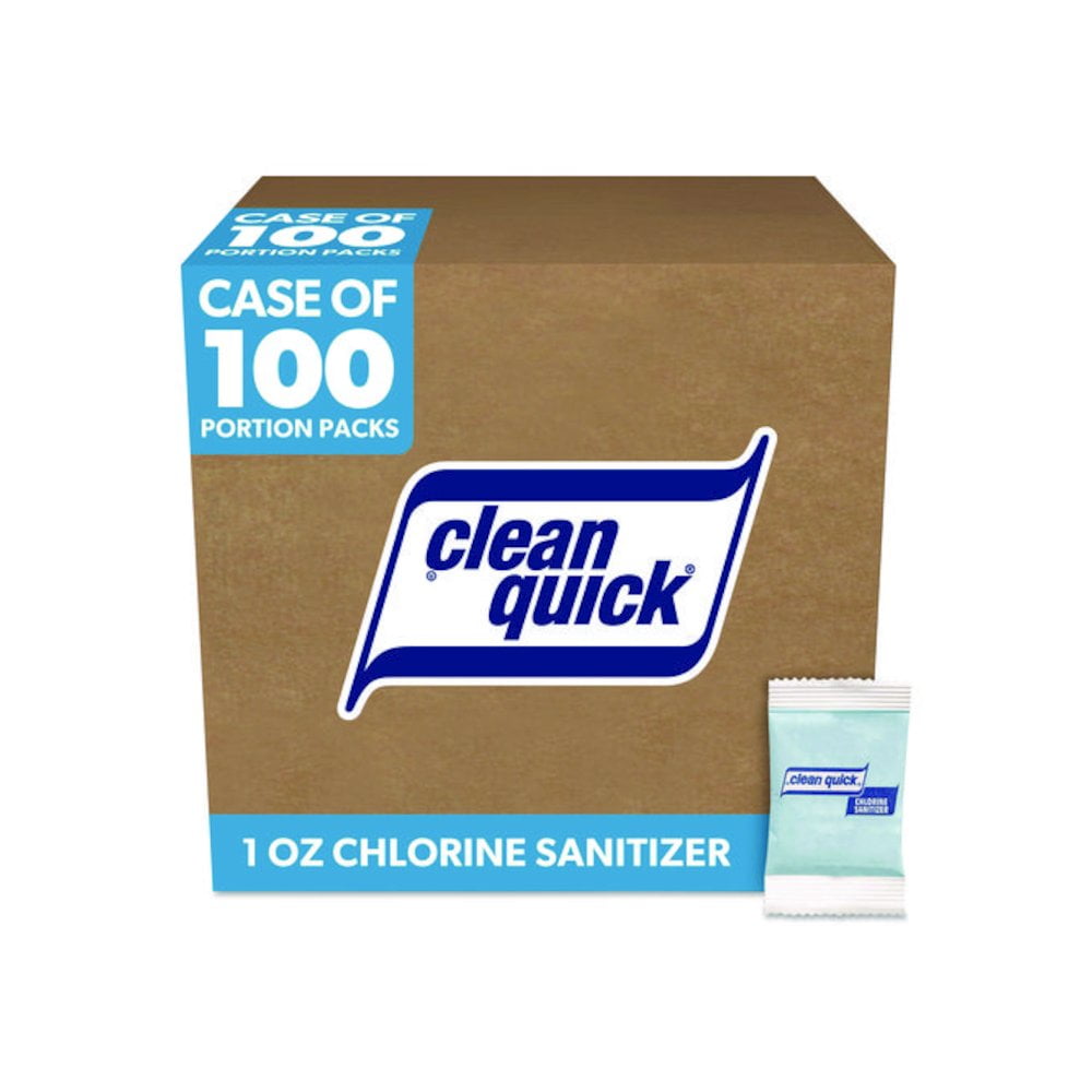 Clean Quick Commercial Chlorine-Based Kitchen Sanitizer, Industrial ...