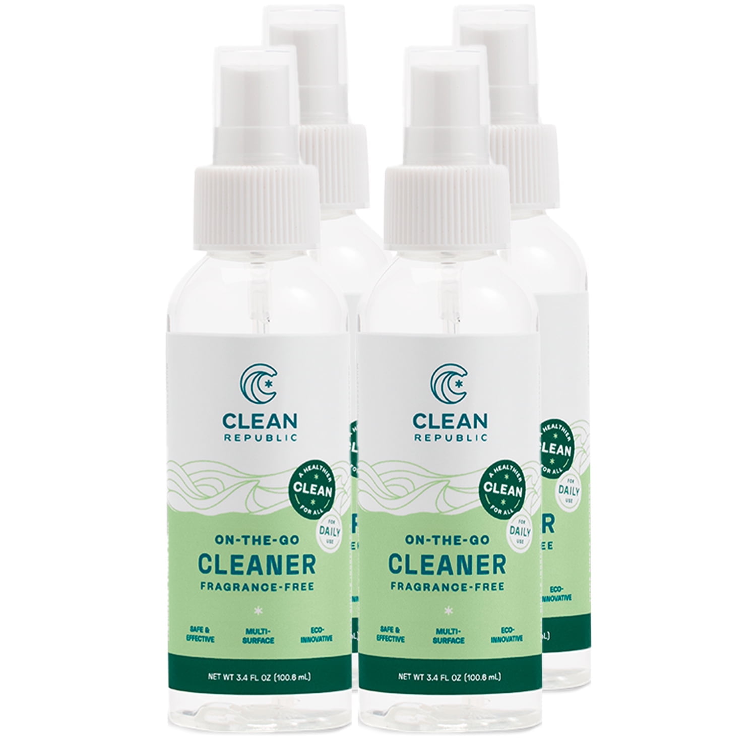 Clean Republic- All Purpose Cleaner - 3.4oz-4pack - Walmart.com