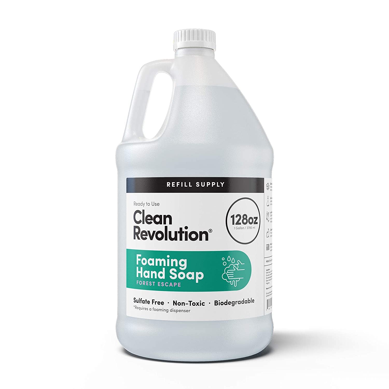 Clean Revolution Foaming Hand HMF23 Soap Refill Supply Container, Ready ...