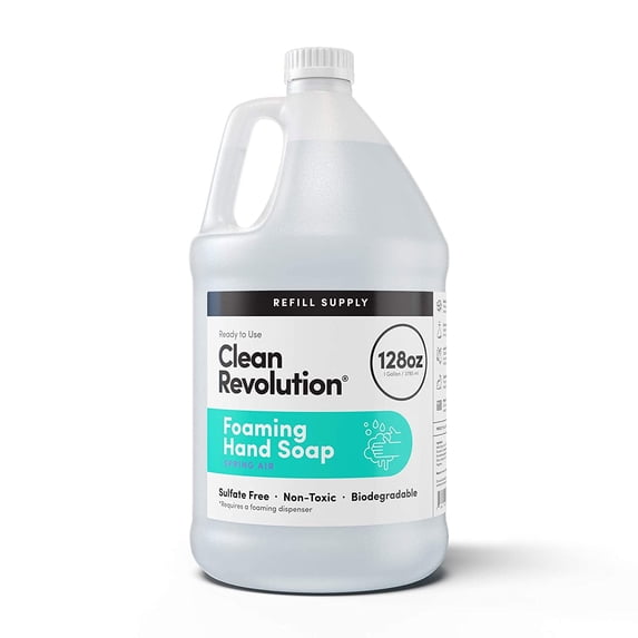 Clean Revolution Foaming Hand XEF1 Soap Refill Supply Container, Ready ...