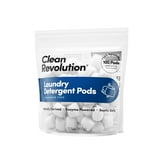 Clean Revolution Natural Laundry Detergent Pods, Fragrance Free, 100 Pods, Enzyme Powered ...