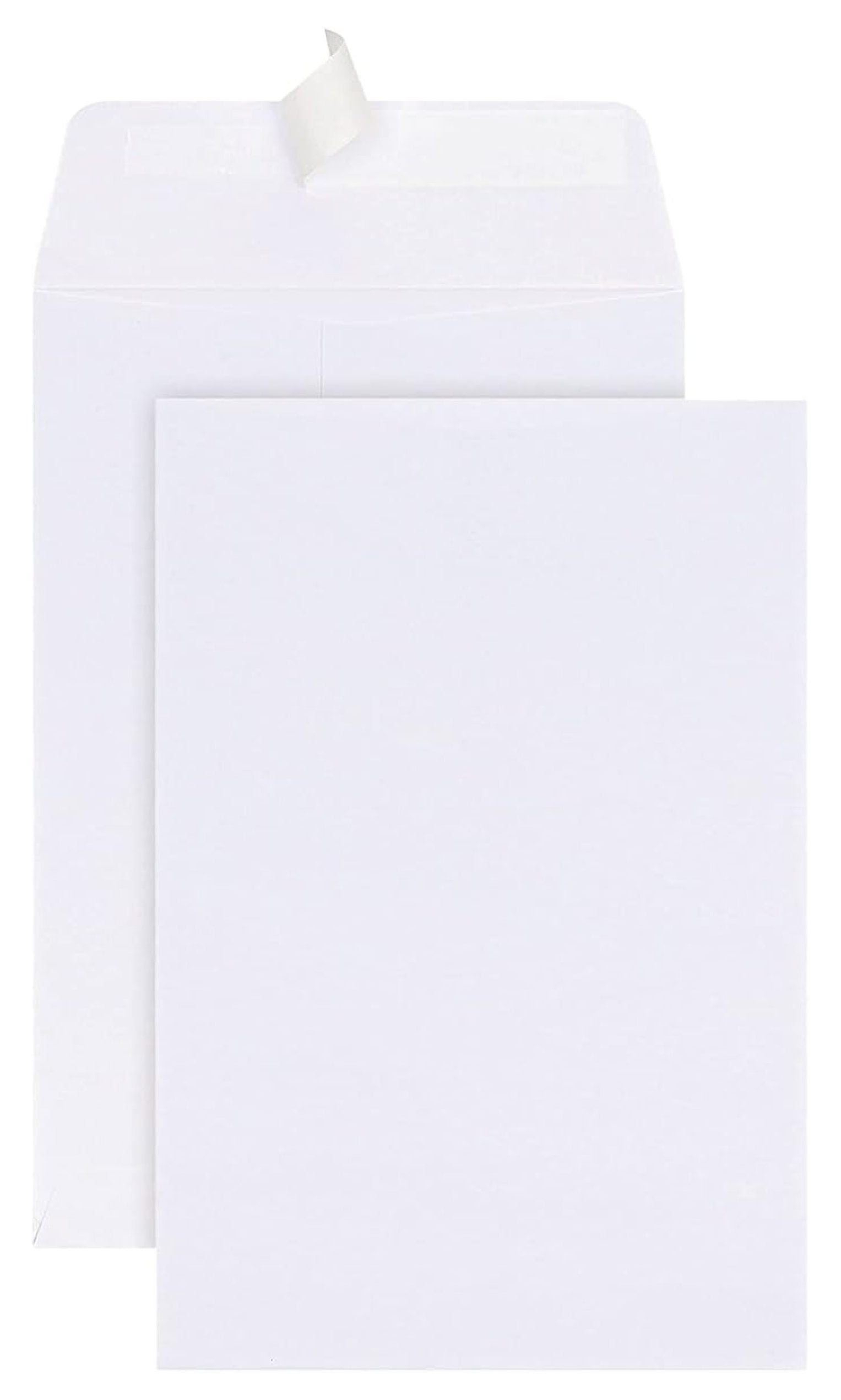 Clean Seal Catalog Envelopes 6x9 White - 250 Pack - Self Seal Mailing ...