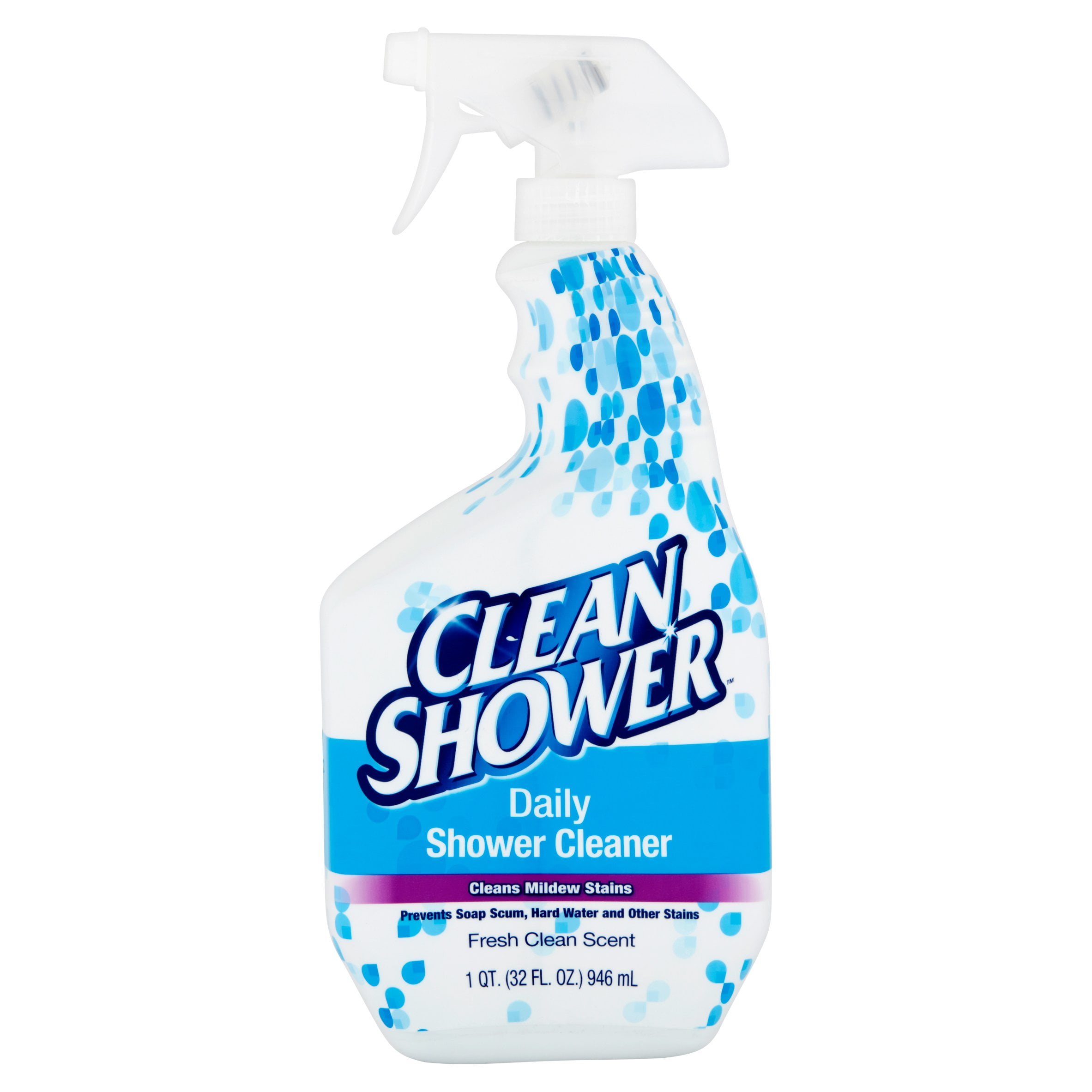 Clean Shower Daily Shower Cleaner, 32 Oz Bottle - 2 pack - Walmart.com