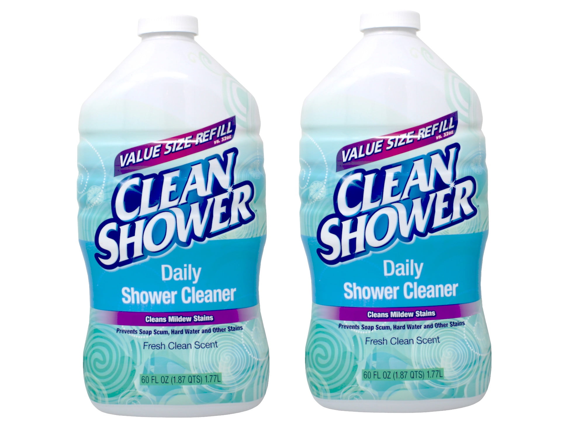 Clean Shower Daily Shower Cleaner, Cleans Mildew Stains, Prevents Soap ...