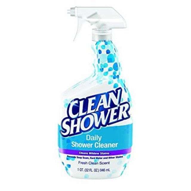 Clean Shower Non-Scrub Daily Bath Tub Cleanser Spray, Prevents Soap ...