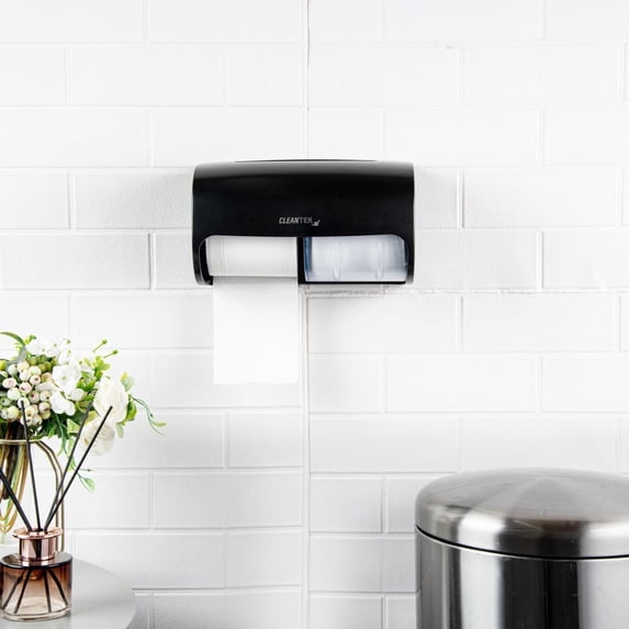 Clean Tek Professional 10.4 x 6.3 x 6.3 Inch Commercial Toilet Paper ...